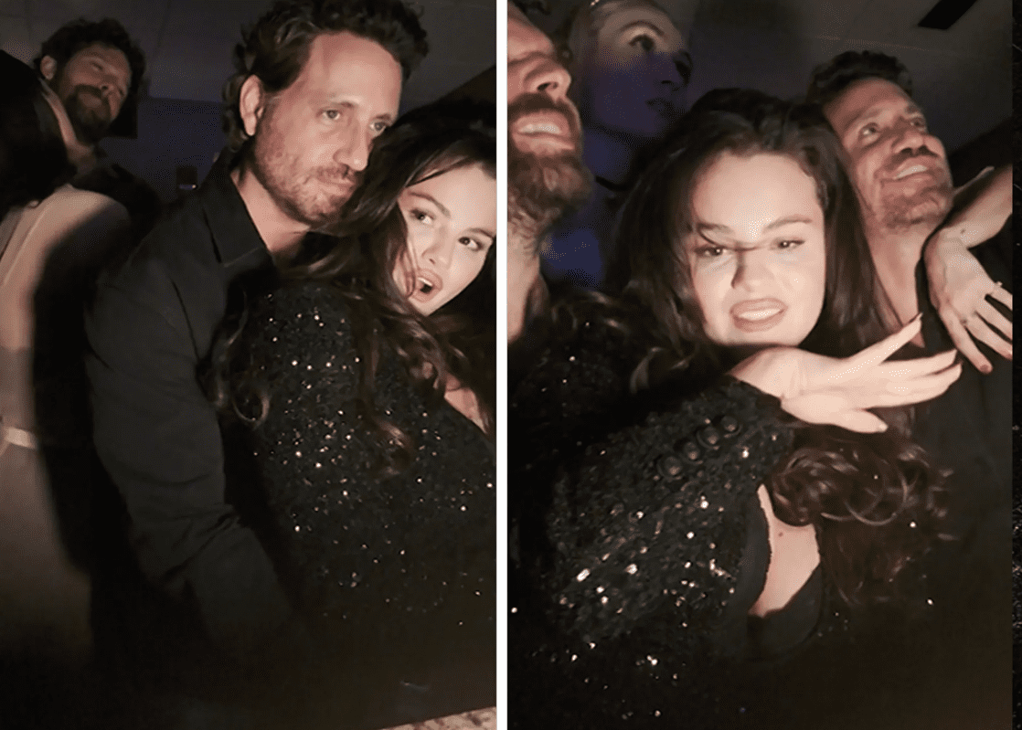 Selena Gomez and Edgar Ramirez dancing to “Espresso” at Sabrina ...